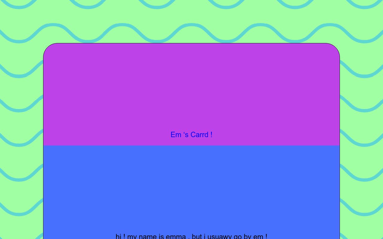 Emma’s Carrd Homepage